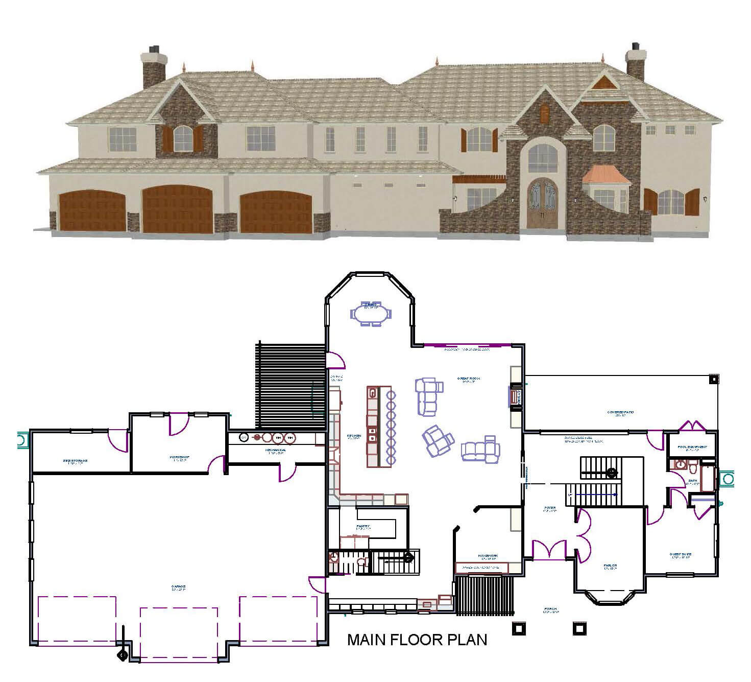 House Floor Plans Utah | Draw Works Quality Home Design