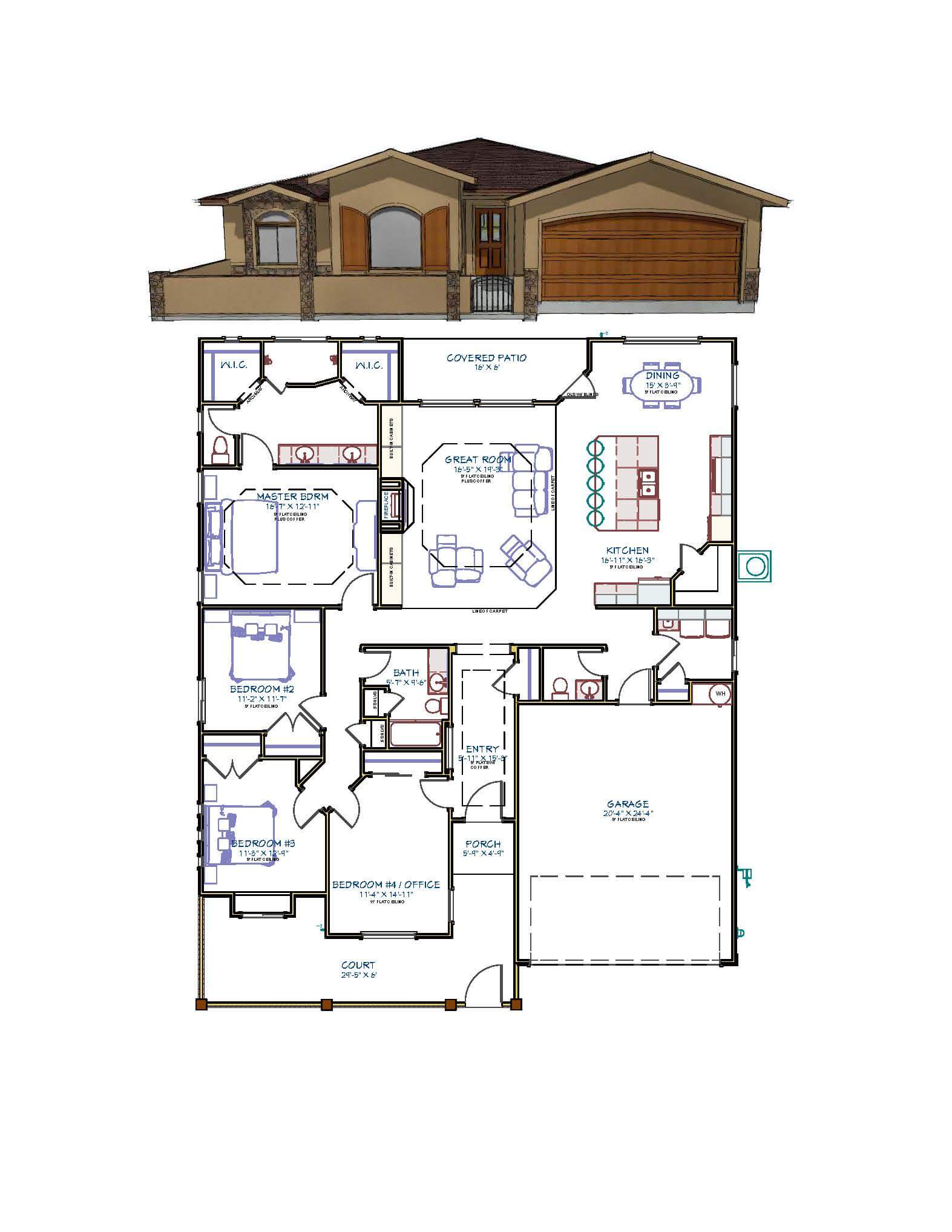 House Floor Plans Utah | Draw Works Quality Home Design