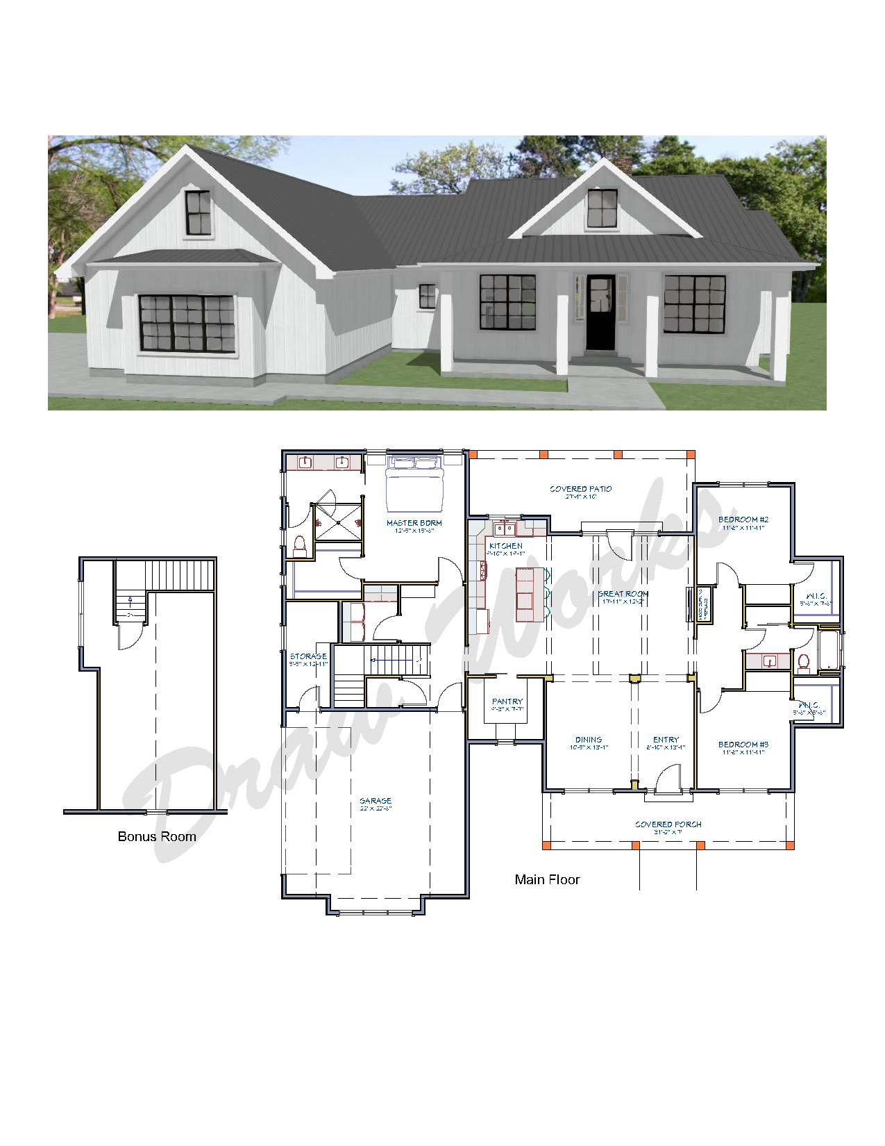 House Floor Plans Utah | Draw Works Quality Home Design