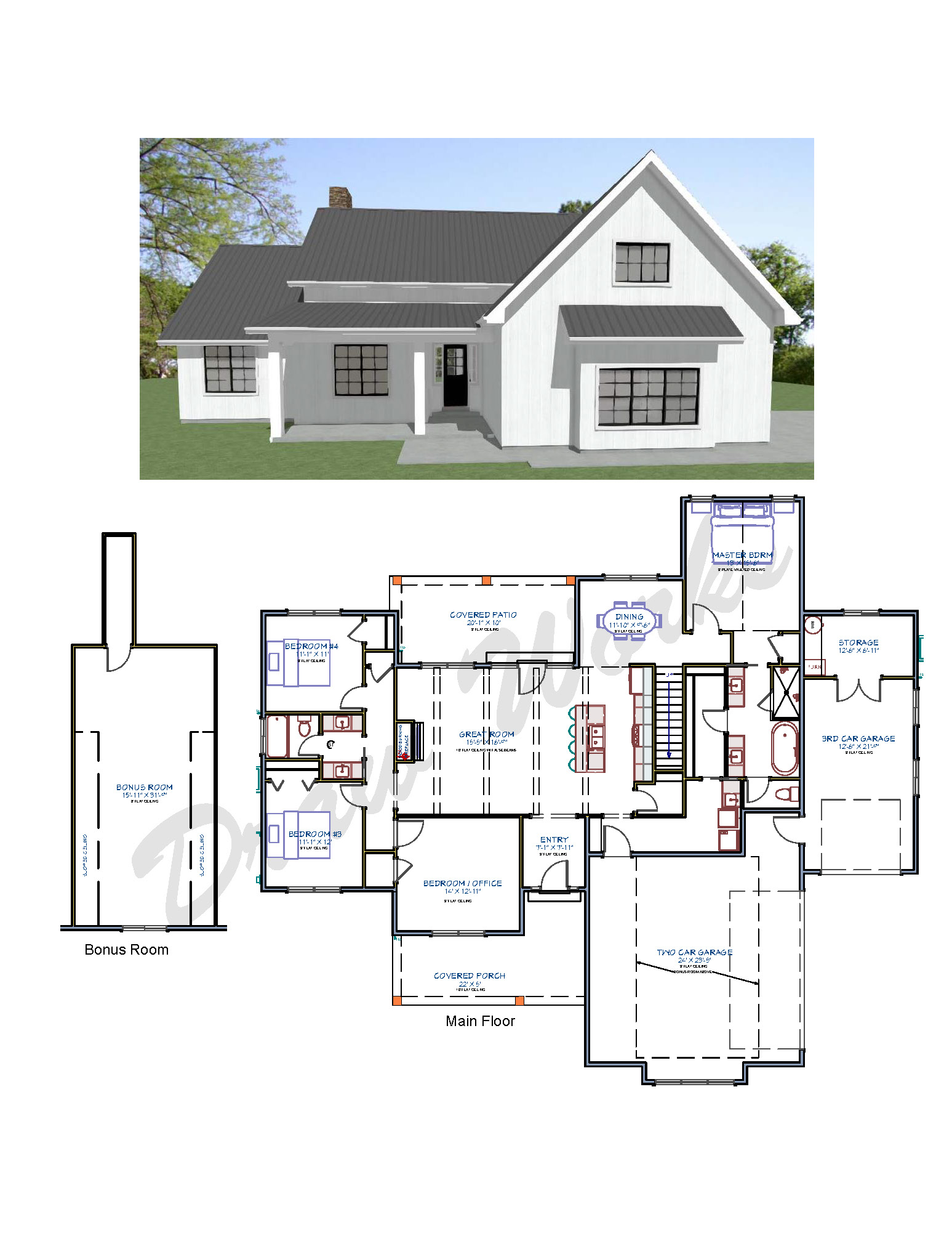 House Floor Plans Utah | Draw Works Quality Home Design